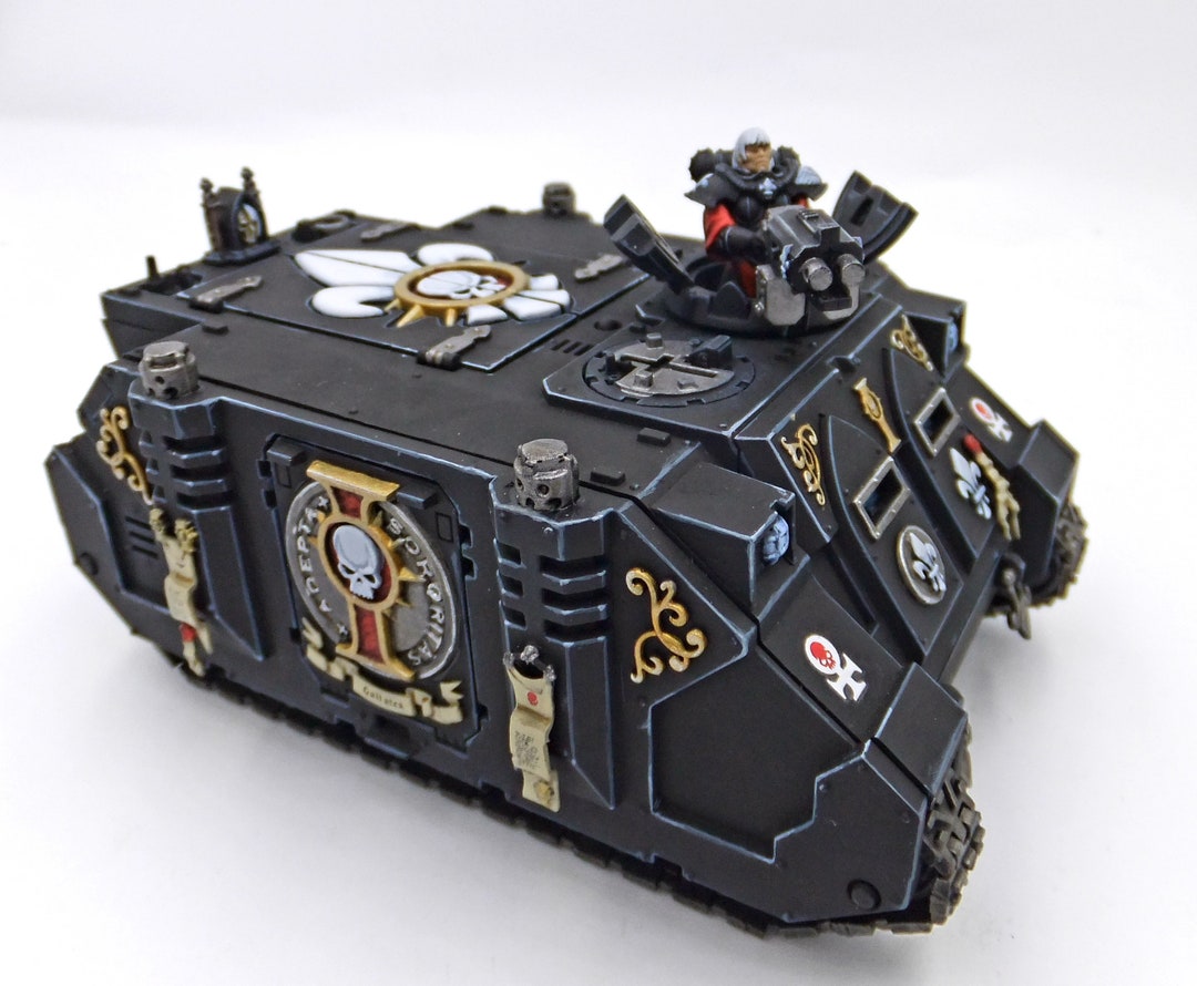 Rhino Adepta Sororitas Painted Miniature Models, Warhammer 40k Sisters ...