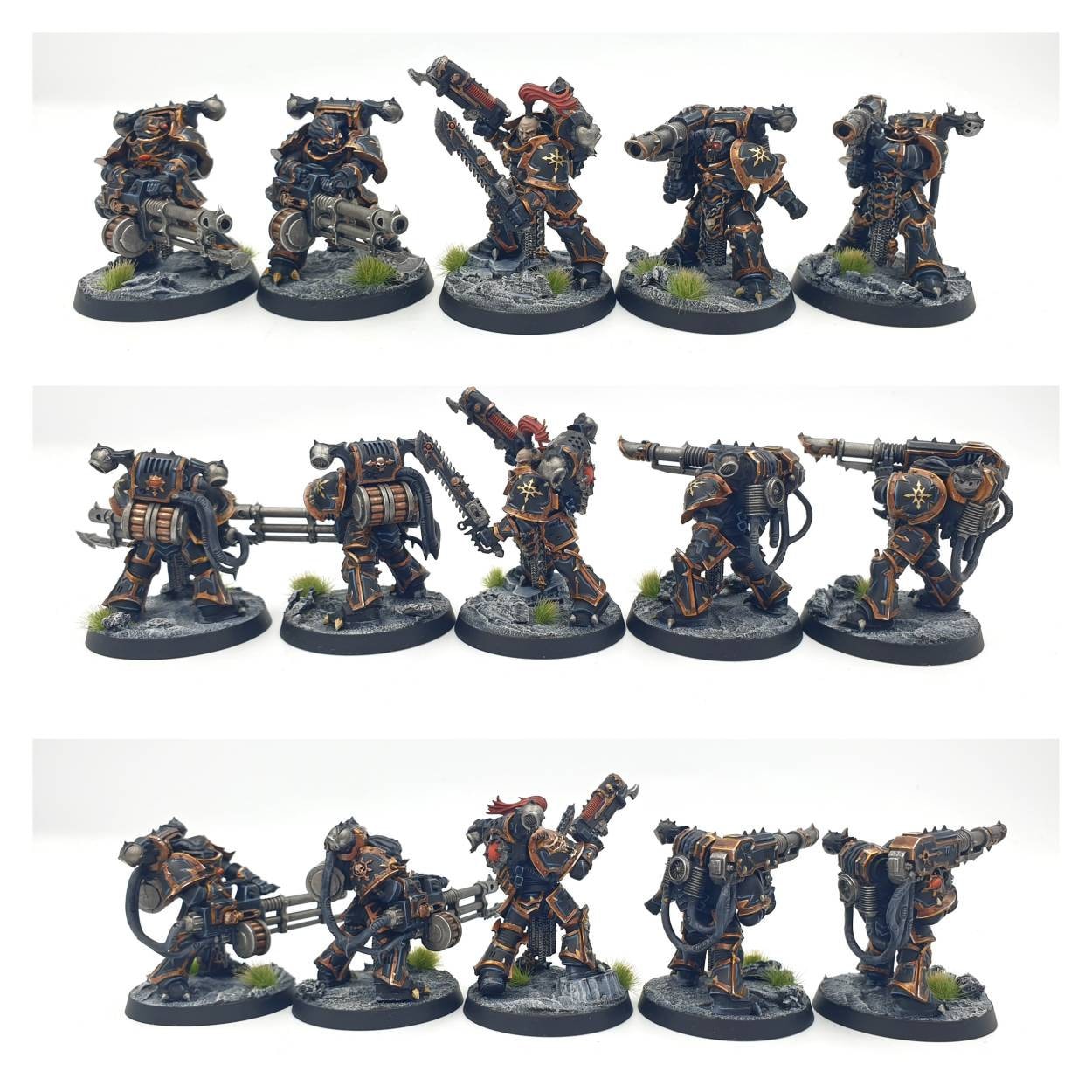 5 X Chaos Space Marine Havocs Custom Painted for Sale, Warhammer 40k ...