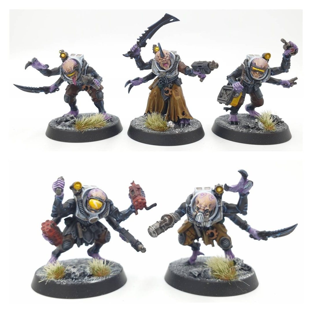 Genestealer Cult Acolyte Hybrids Custom Painted Miniature Models ...
