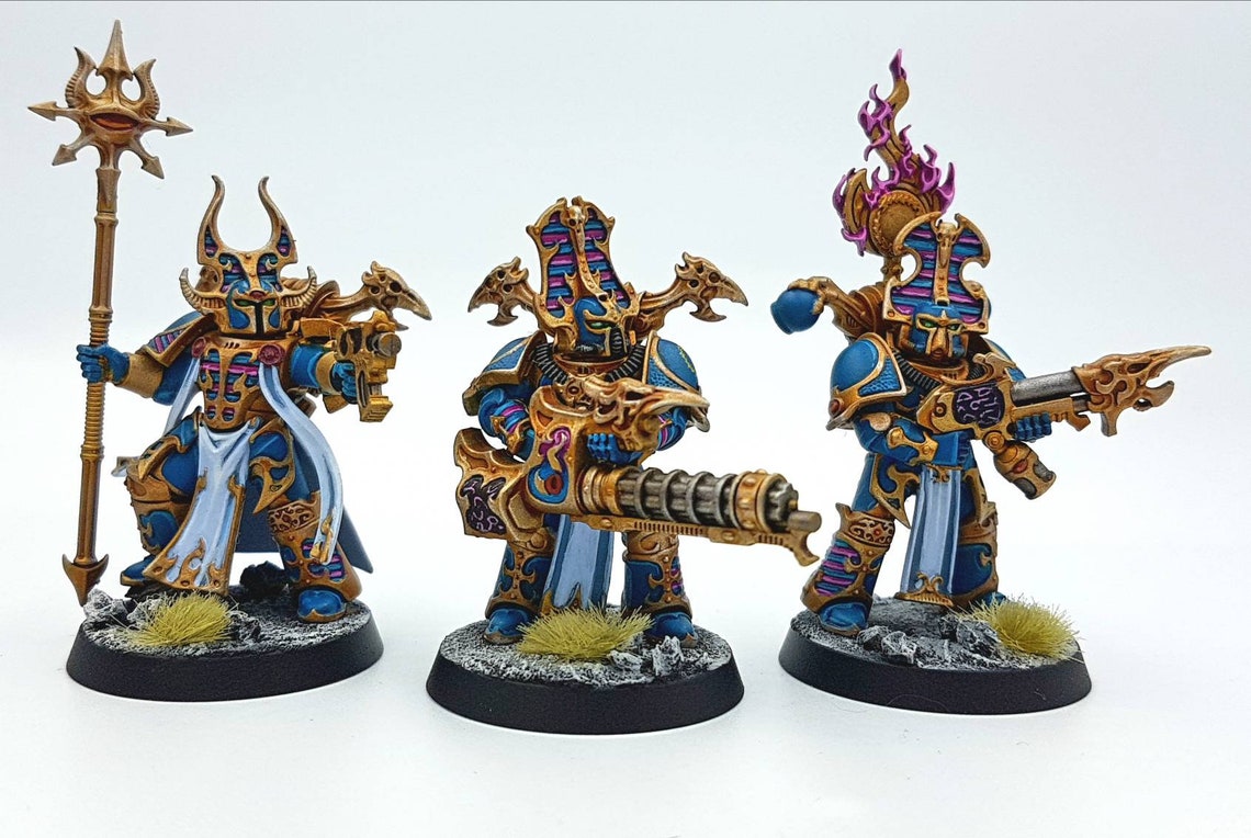 Thousand Sons Rubric Marines Custom Painted Miniatures | Etsy