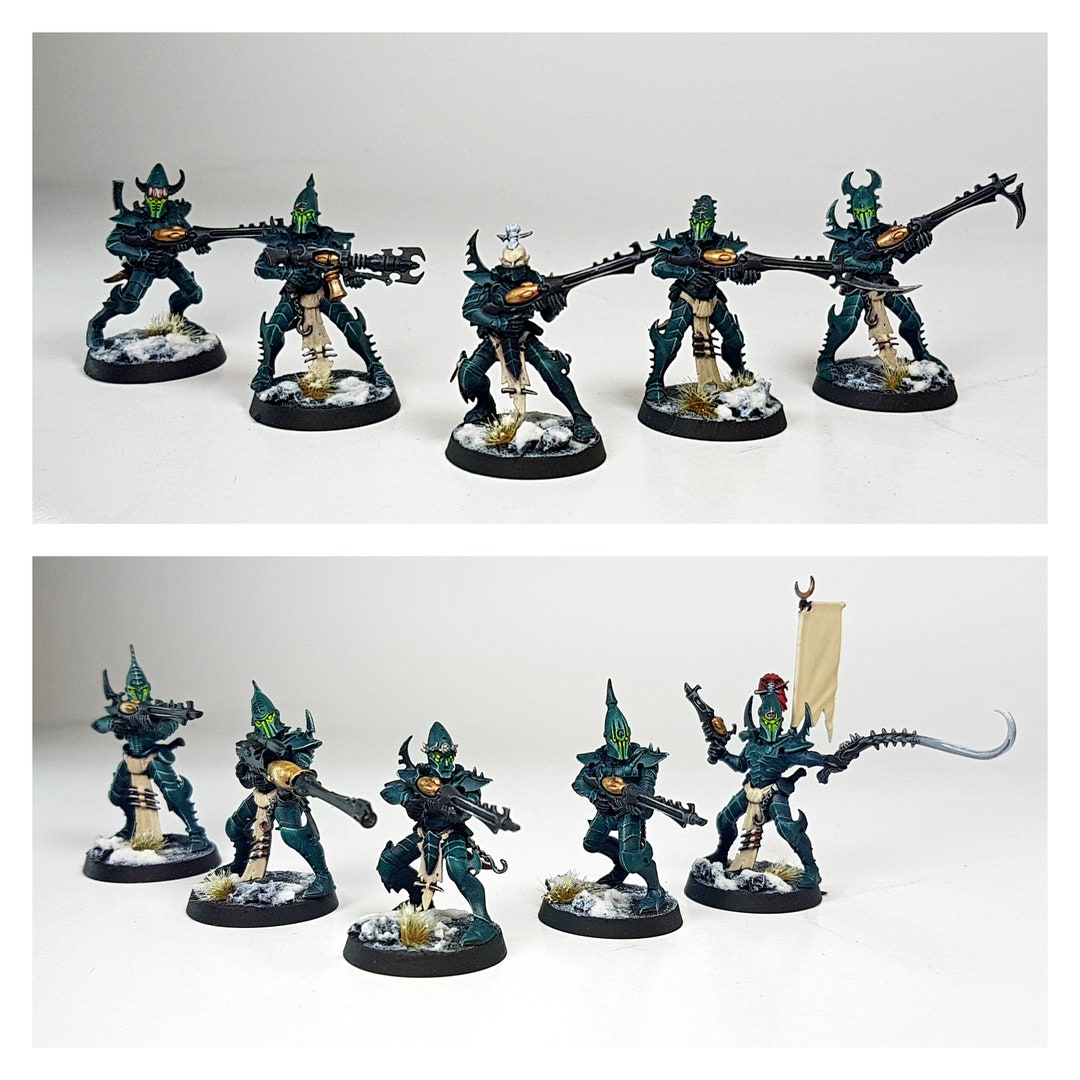 Drukhari Kabalite Warriors Chaos Painted Miniature Models, Custom ...