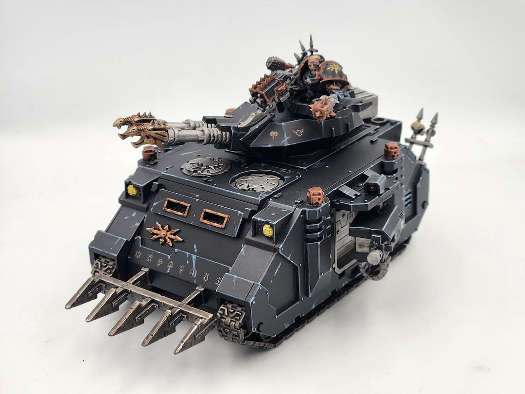 Chaos Predator Tank Painted Miniature Model Custom Painted, Warhammer ...