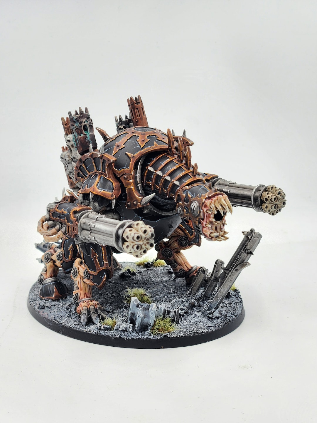 Chaos Forgefiend Painted Miniature Model Custom Painted, Warhammer 40k ...