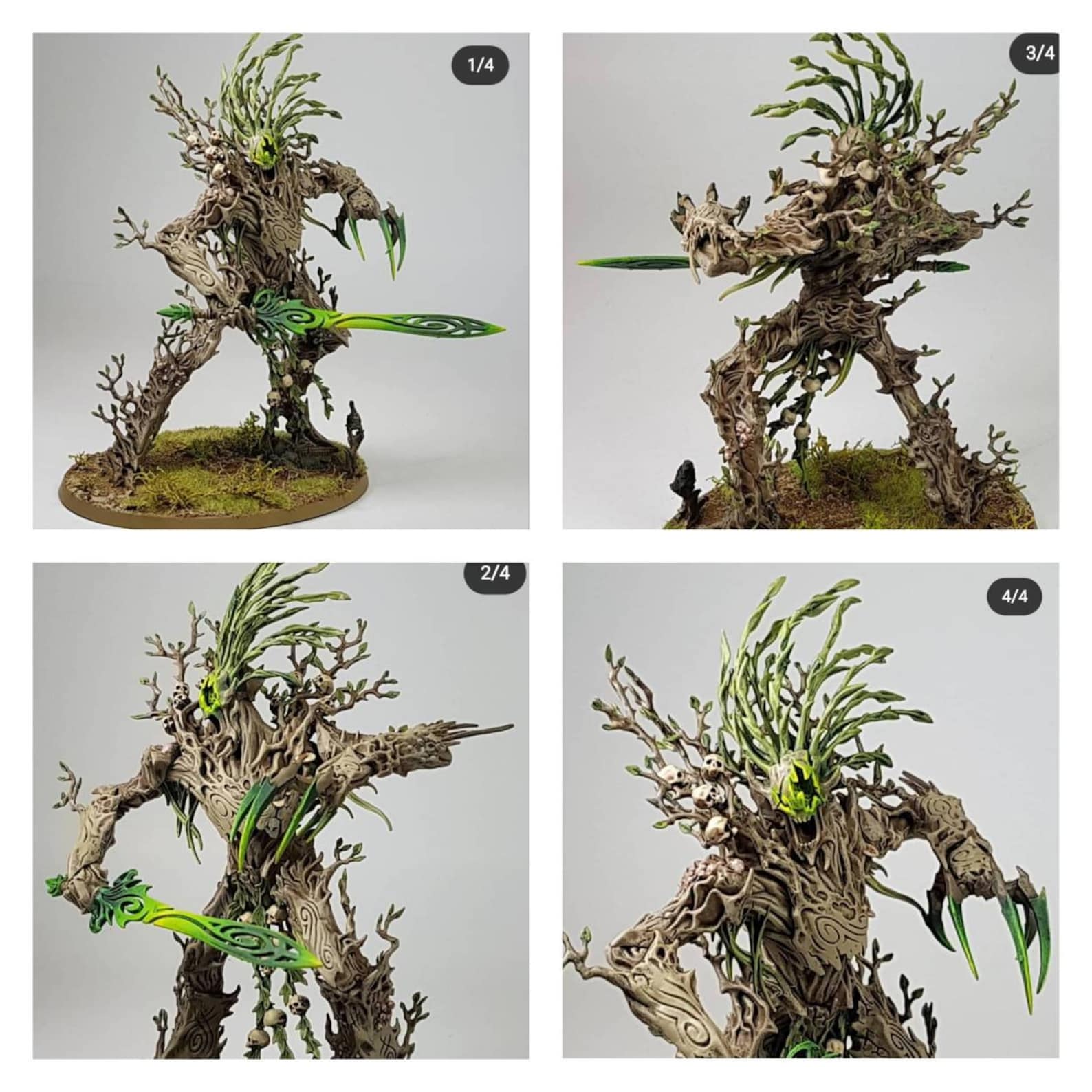 Sylvaneth Treelord Painted Miniature Model for Sale, Custom Orders ...