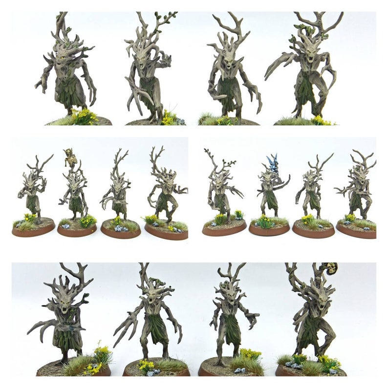 16 X Sylvaneth Dryads Painted Miniature Models for Sale, Custom Orders ...