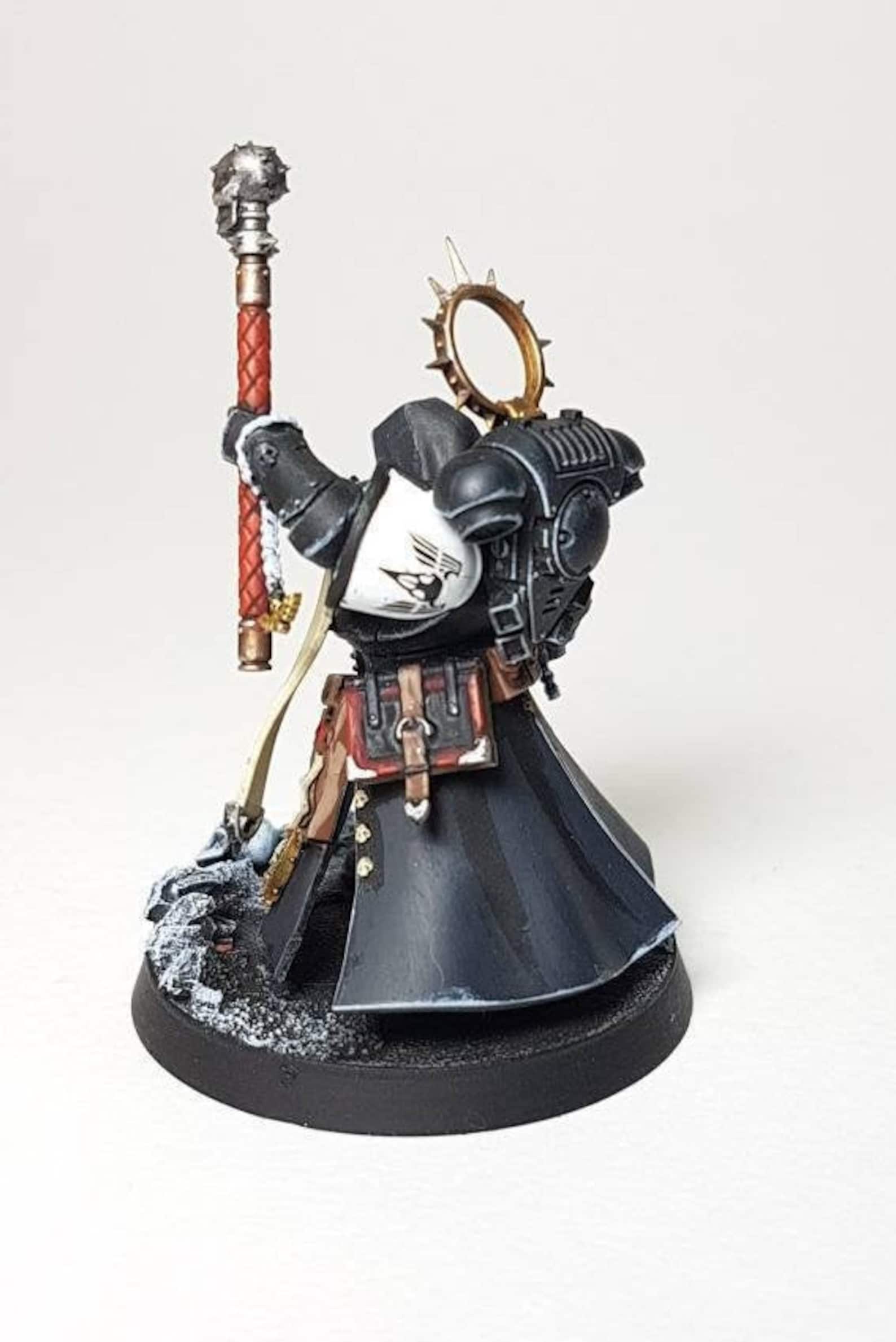 Primaris Space Marine Chaplain Custom Painted Miniature, Available to ...