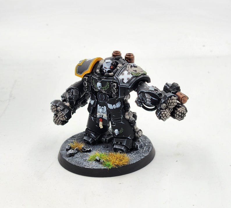 Centurion Assault Squad Space Marines Raven Guard Painted Miniature ...