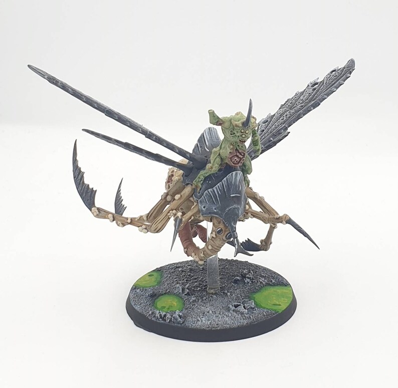 Daemons of Nurgle Plague Drones Flies X 3 Painted Miniatures, Age of ...