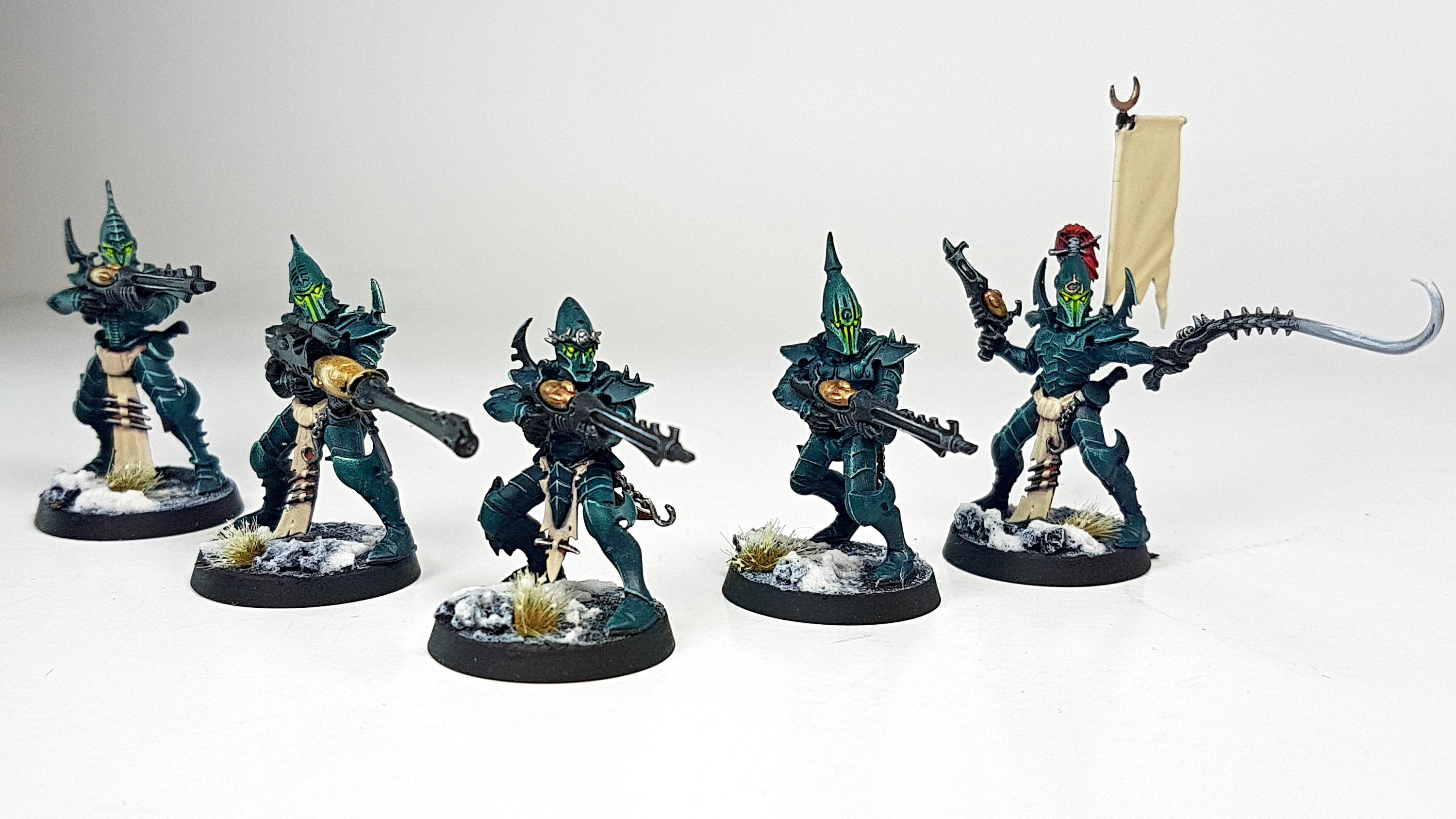 Drukhari Kabalite Warriors Chaos Painted Miniature Models, Custom ...