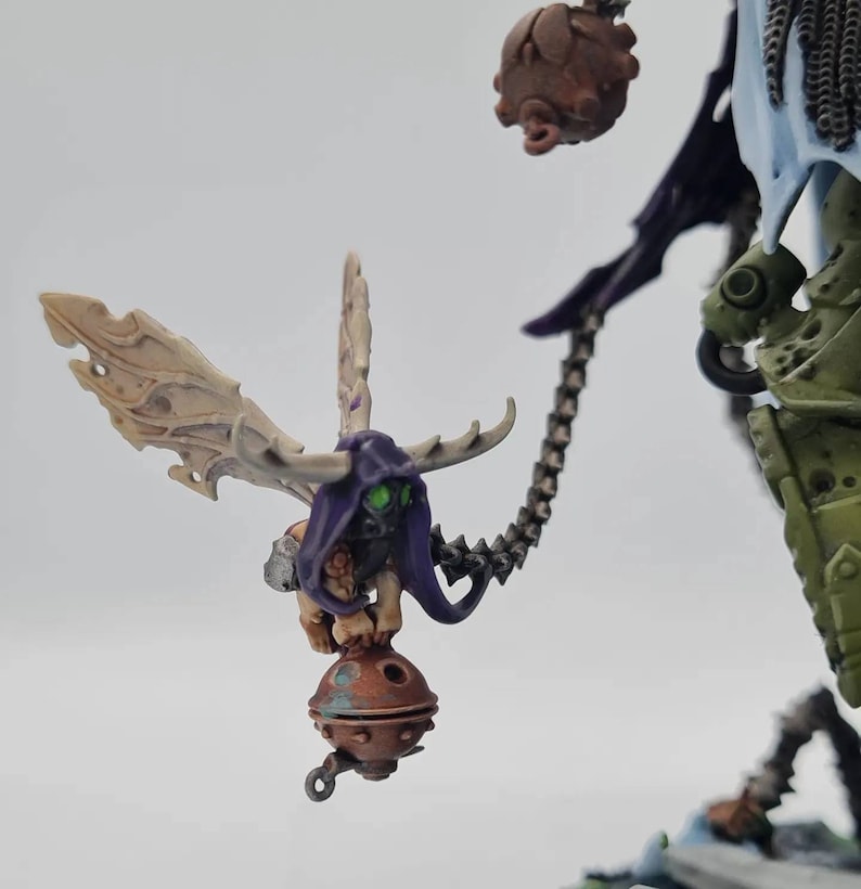 Mortarion Daemon Primarch of Nurgle Custom Painted Miniature, Warhammer ...