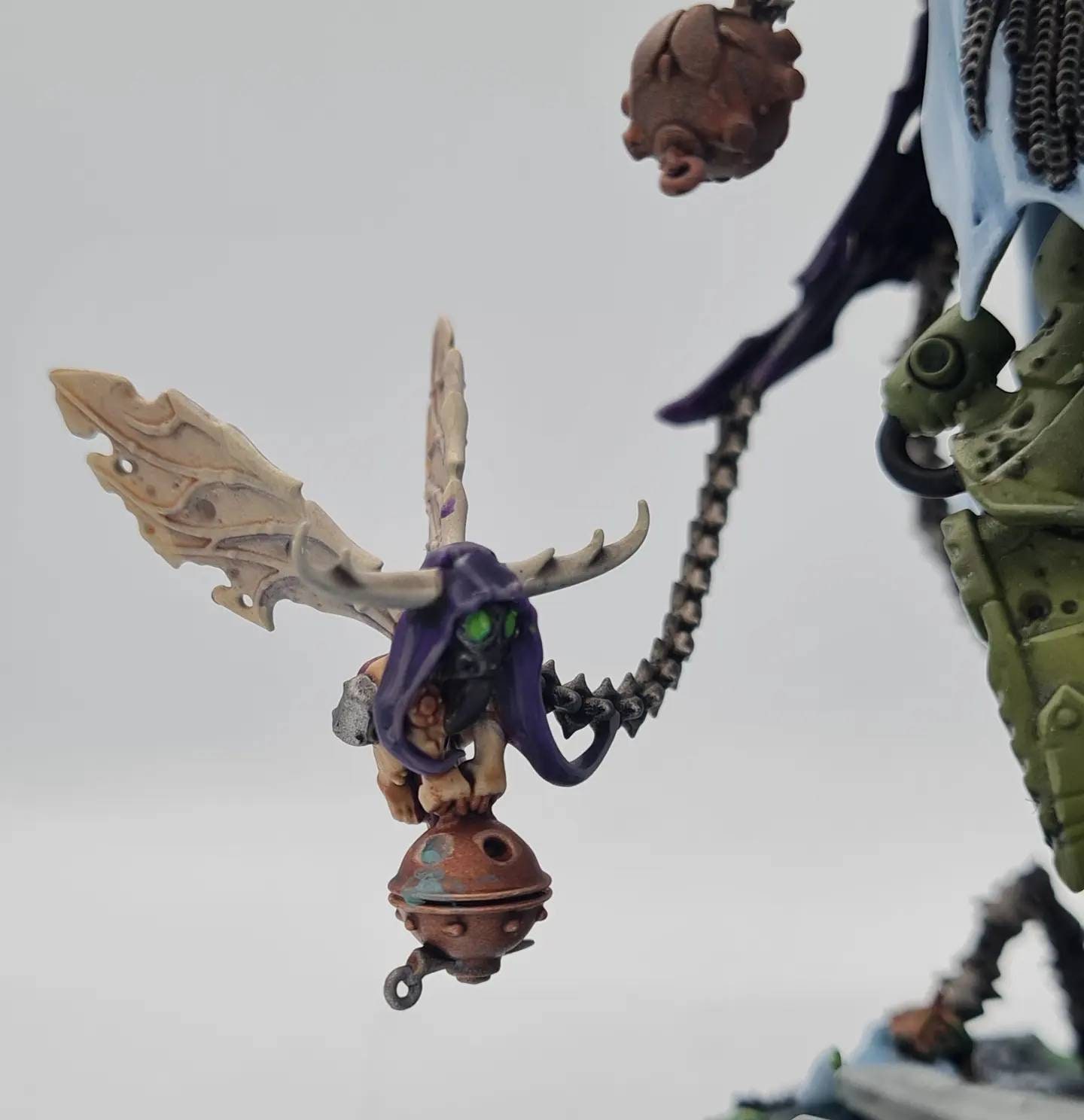 Mortarion Daemon Primarch of Nurgle Custom Painted Miniature, Warhammer ...