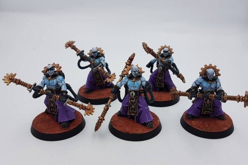 Electro Priests X5 Custom Painted Miniatures for Sale, Warhammer 40k ...