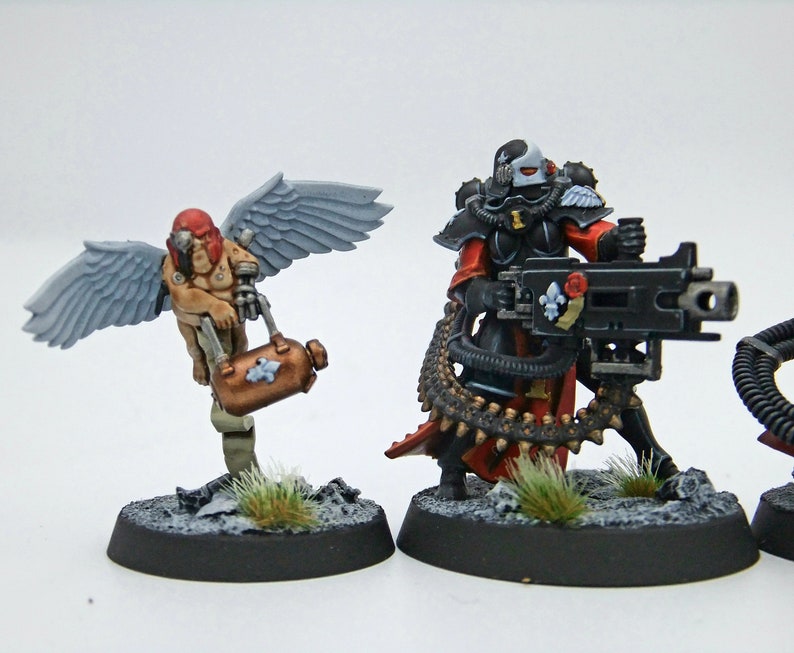 Retributor Squad Adepta Sororitas Painted Miniature Model, Warhammer ...
