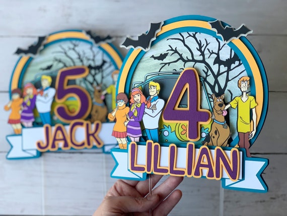 Scooby Doo Themed High Chair Banner Scooby Doo Themed Name | Etsy