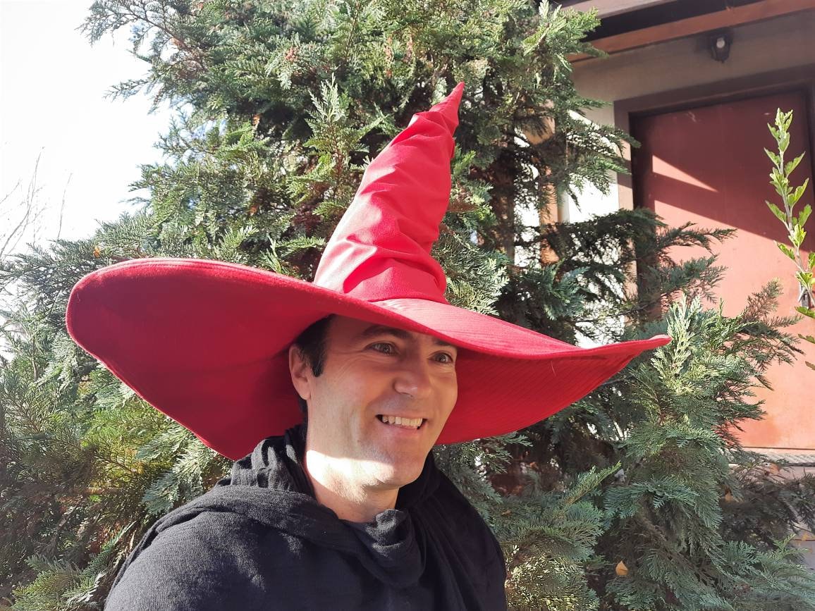 Extra Large Witch Hat Extra Wide Brim Witch Hat Black - Etsy Canada