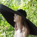 Extra Large Brim Sun Hat, Women's Sun Hat, Wide Brim Summer Hat, Linen ...