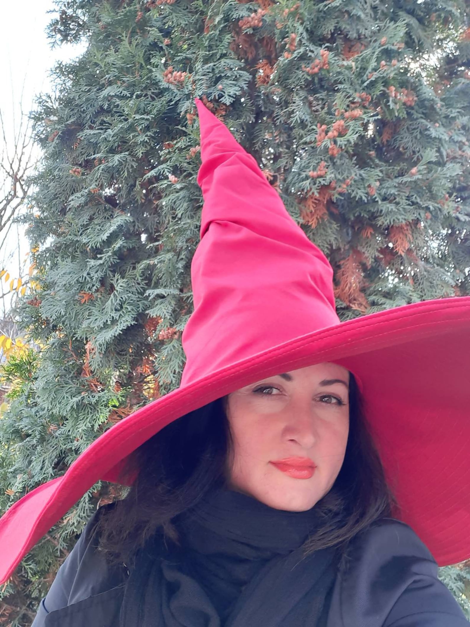 Extra Large Witch Hat, Extra Wide Brim Witch Hat, Black Witch's Hat ...