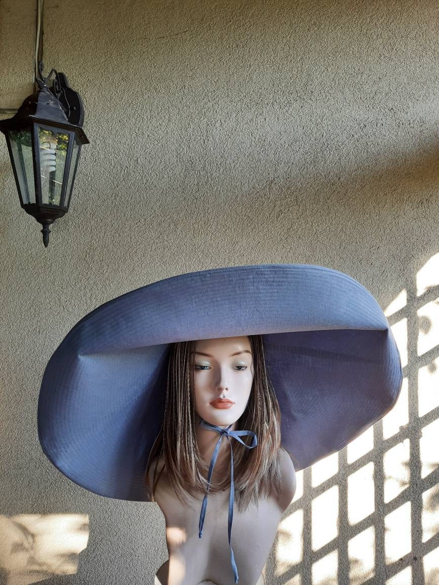 Extra Extra Wide Brim Sun Hat, Women's Wide Brim Sun Natural Linen Sun ...