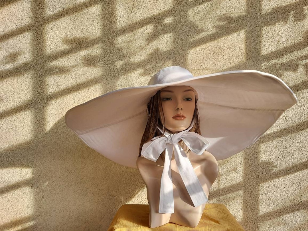 Extra Extra Large Brim Sun Hat Women's Wide Brim Sun - Etsy