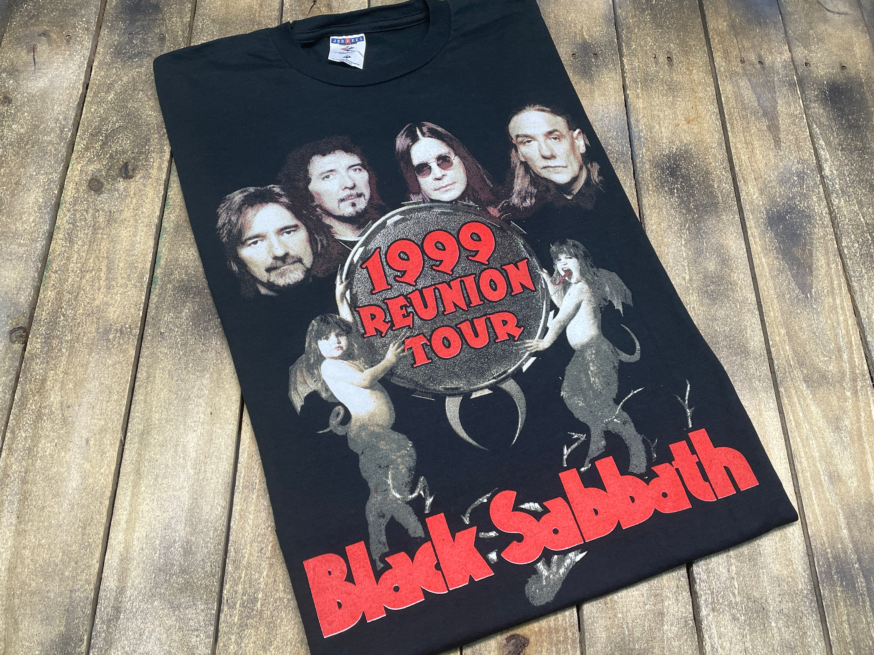 Vintage Black Sabbath Tshirt Xl - Etsy Vintage Black Sabbath Tshirt Xl - Etsy