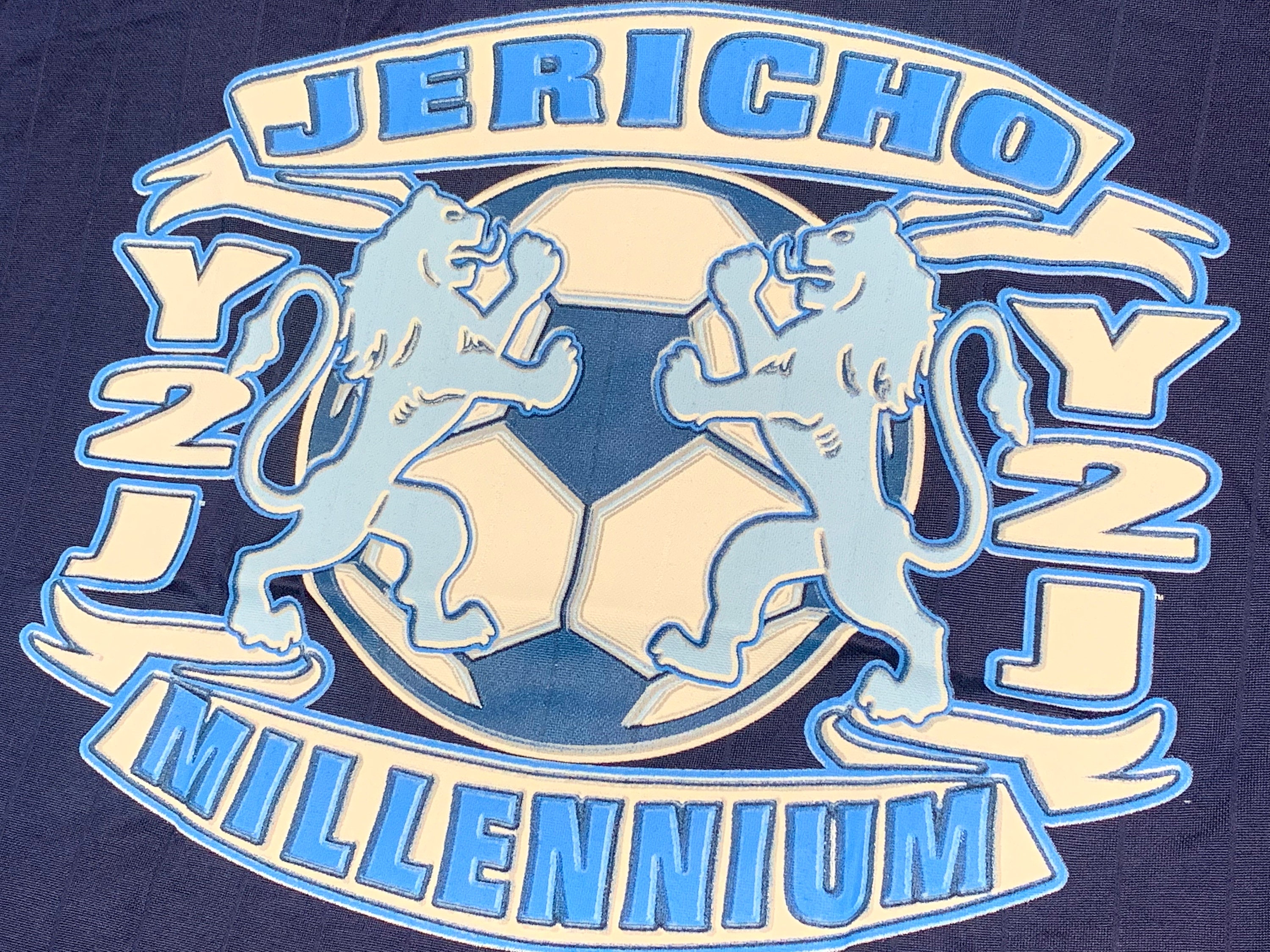 XL * nos vtg 90s 1999 Chris Jericho Y2J soccer jersey shirt * 92.44