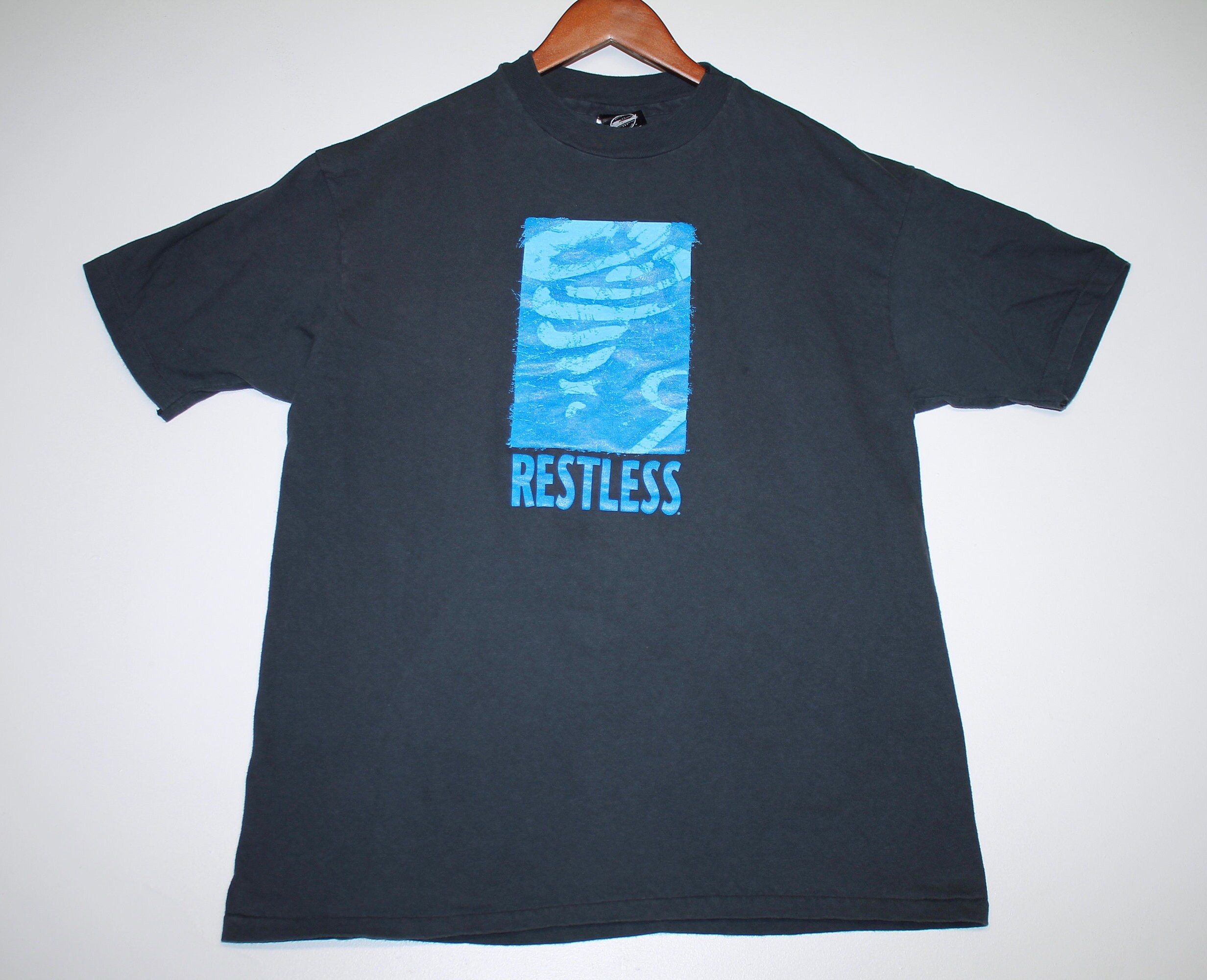 L * vtg 80s 1989 Restless Records t shirt * flaming lips dead milkmen ...