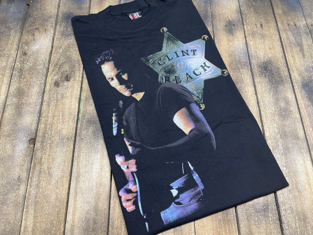XL Vintage 1995 Clint Black T Shirt * Country Music Tour Band Tee ...