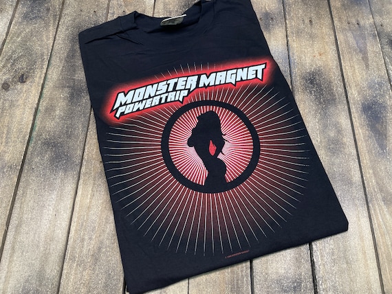 XL Vintage 90s Monster Magnet Powertrip T Shirt Stoner - Etsy