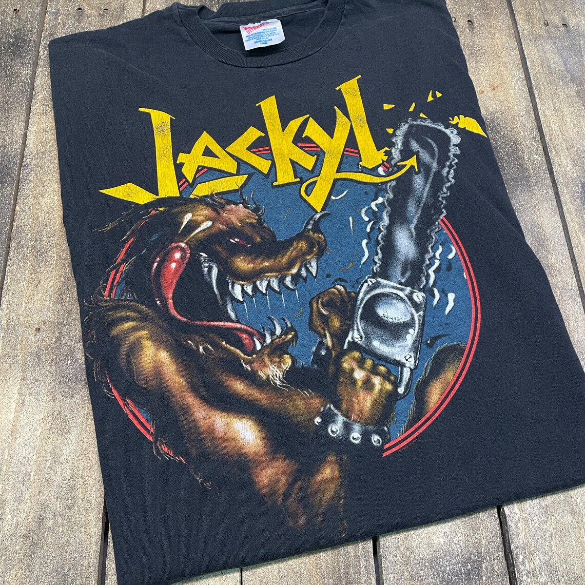 M/L Vintage 90s JACKYL Band T Shirt Medium Large Tour - Etsy