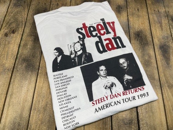 L * vintage 1996 Steely Dan tour t shirt * 90s concer… - Gem