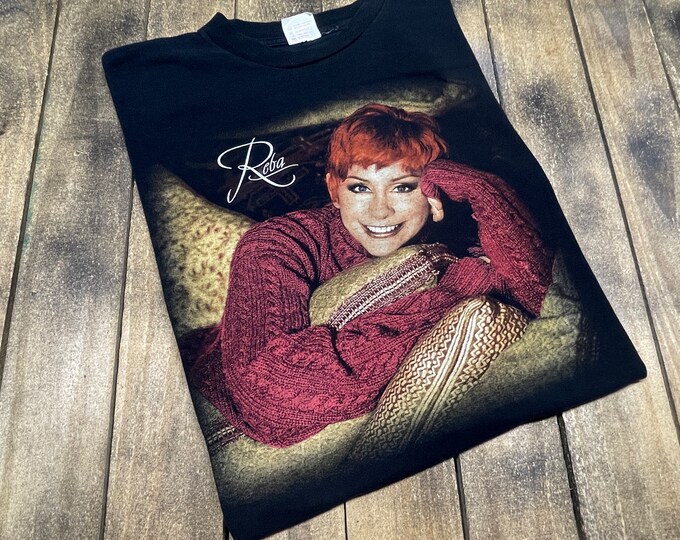 L/XL Vintage 90s Reba Mcentire 1998 Tour T Shirt * Country Music Band ...