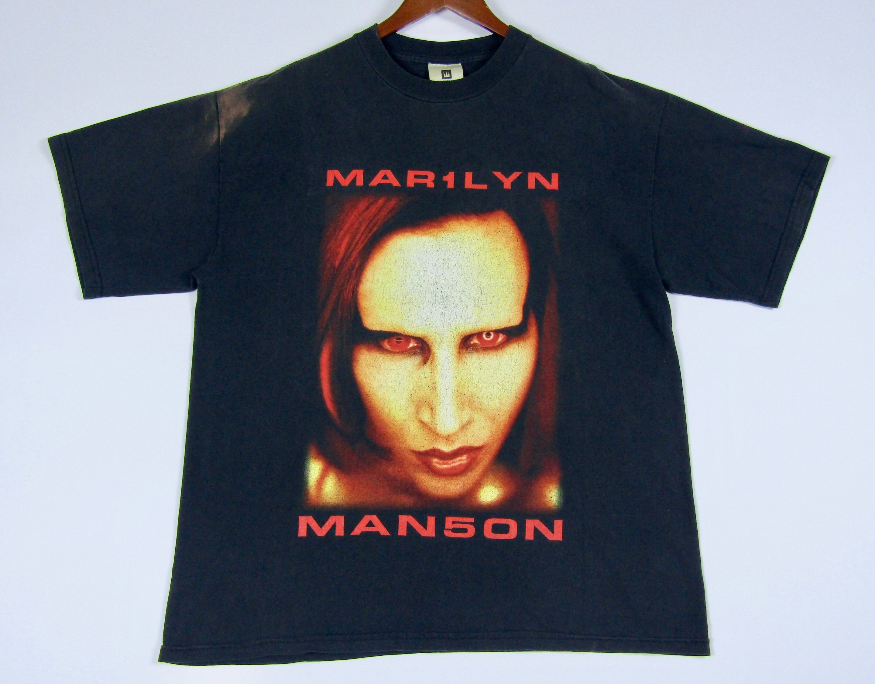 XL * vtg Marilyn Manson bigger than satan Winterland t shirt XL * vtg Marilyn Manson bigger than satan Winterland t shirt