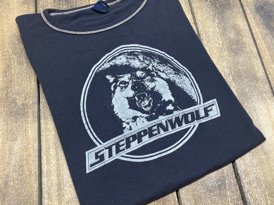 L * Vintage 70s Steppenwolf T Shirt * Concert Tour Classic Psych Rock ...