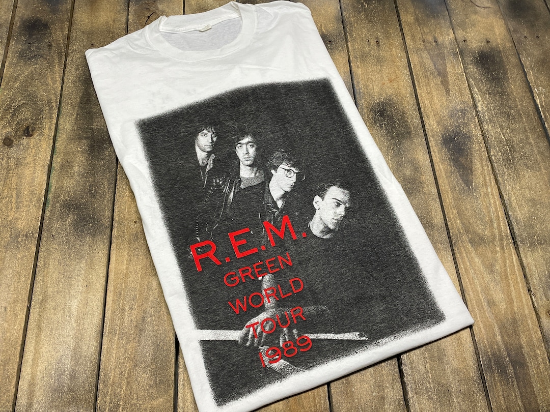 XXL * REM Vintage 1989 Green Tour T Shirt * 2xl R.e.m. Band - Etsy