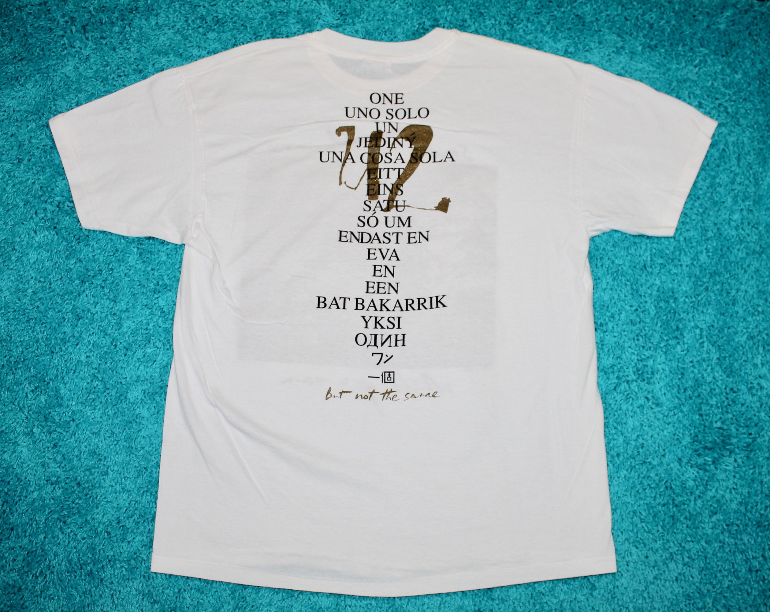 XL * NOS vtg 90s 1991 U2 one achtung baby t shirt * 1.133