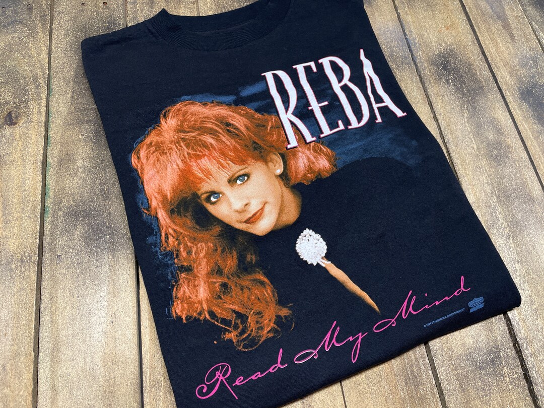 L / XL Vintage 1994 Reba Mcentire T Shirt Country Music Tour Band Tee ...