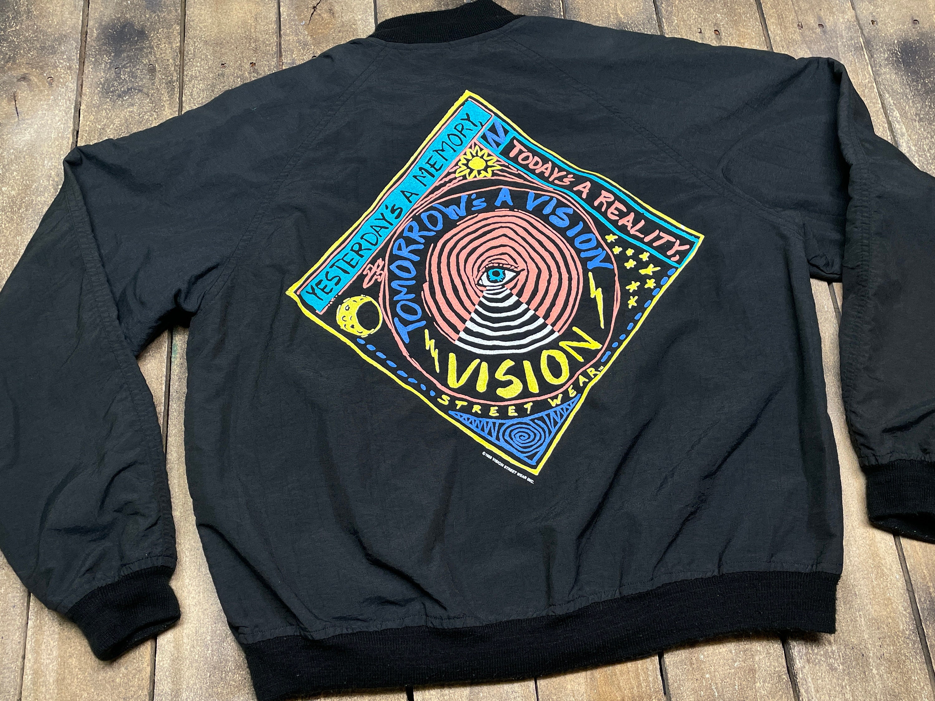 S * vintage 80s 1986 Vision Street Wear jacket * skateboard S * vintage 80s 1986 Vision Street Wear jacket * skateboard