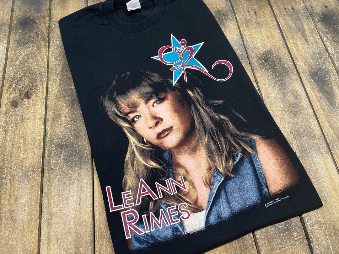 XL Vintage 1996 Leann Rimes T Shirt * Country Music Tour Band Tee ...