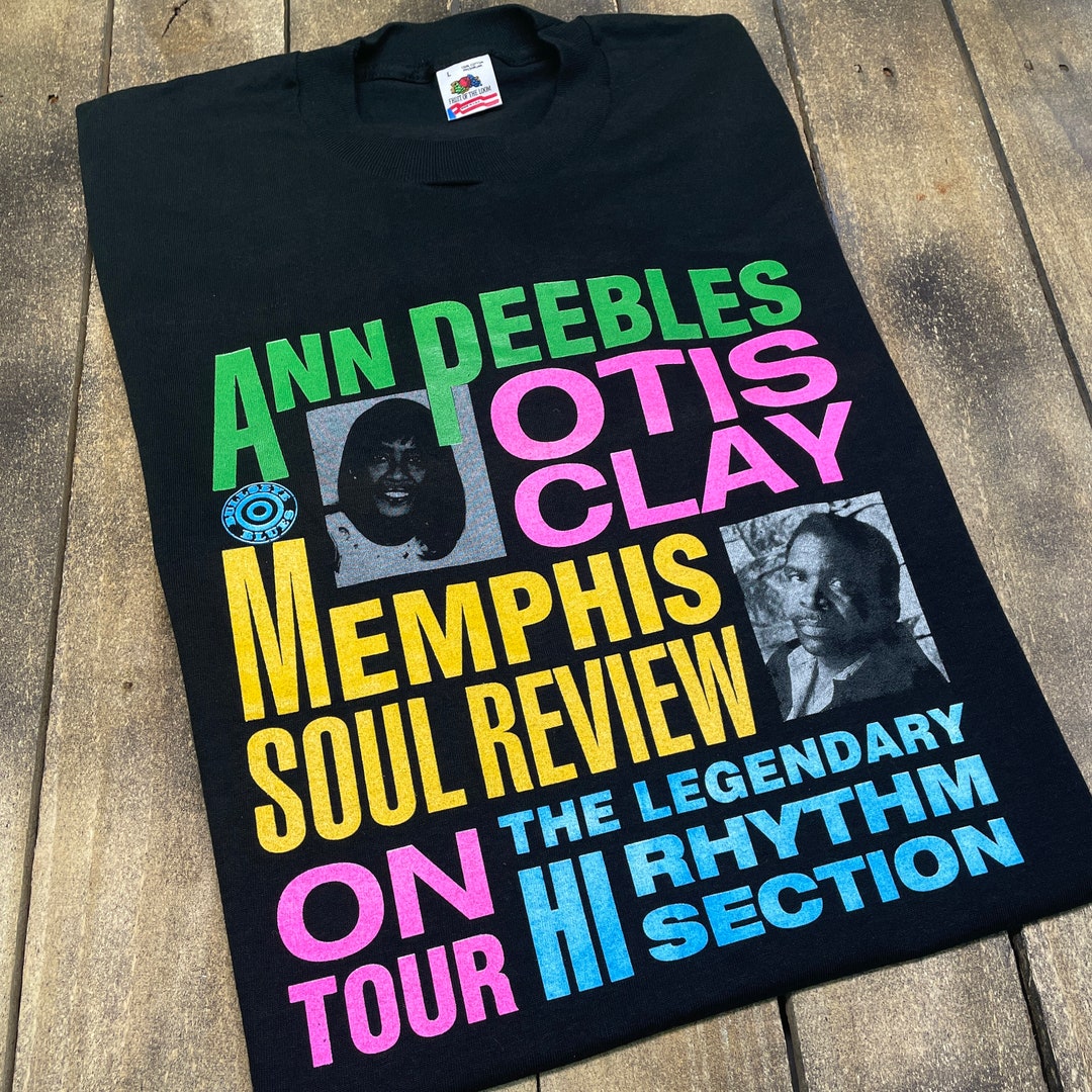 L * Vintage 90s 1992 Ann Peebles / Otis Clay HI Records T Shirt ...