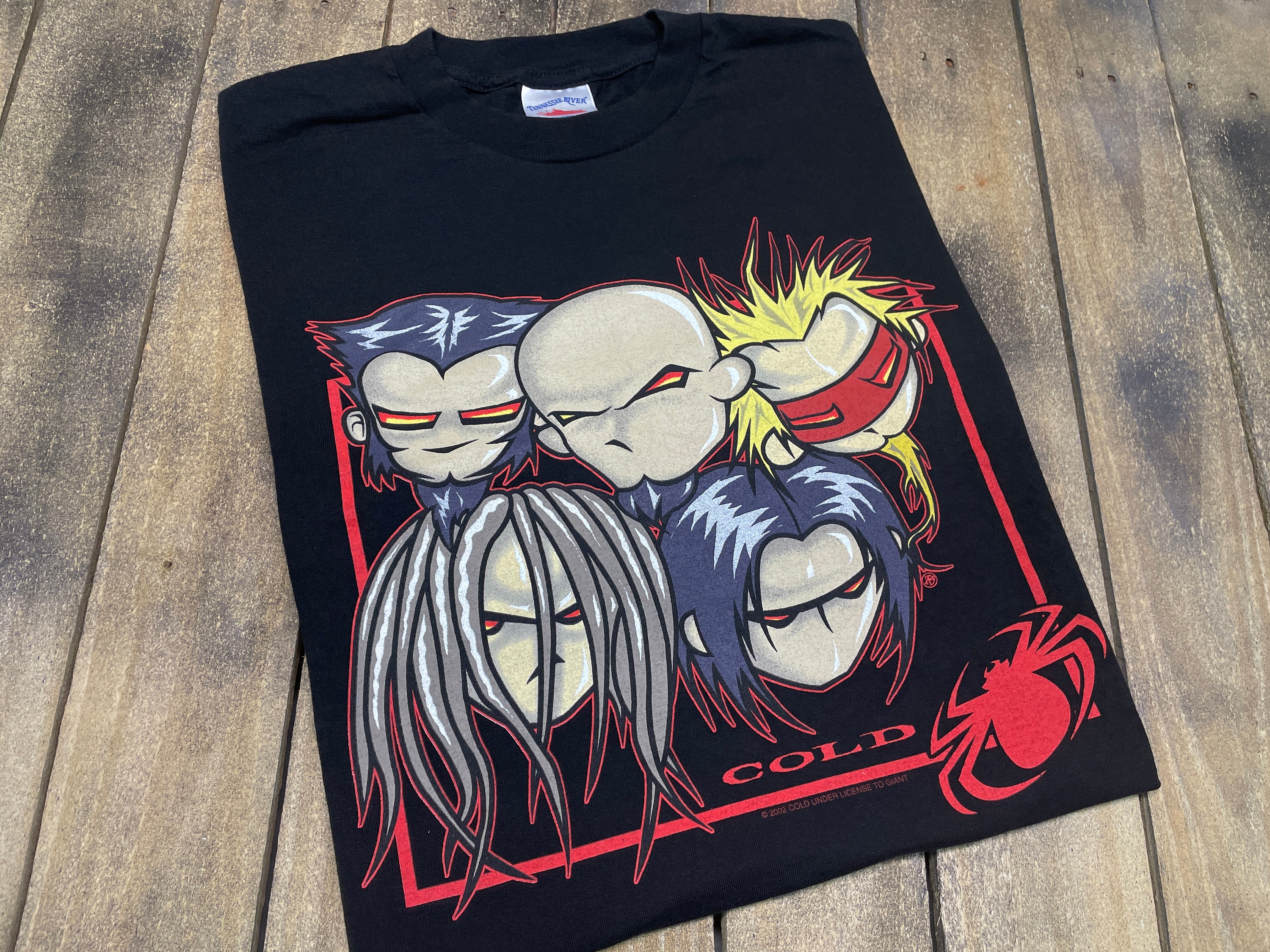 XL Vintage 2002 COLD Nu Metal Band T Shirt Anime Tour - Etsy