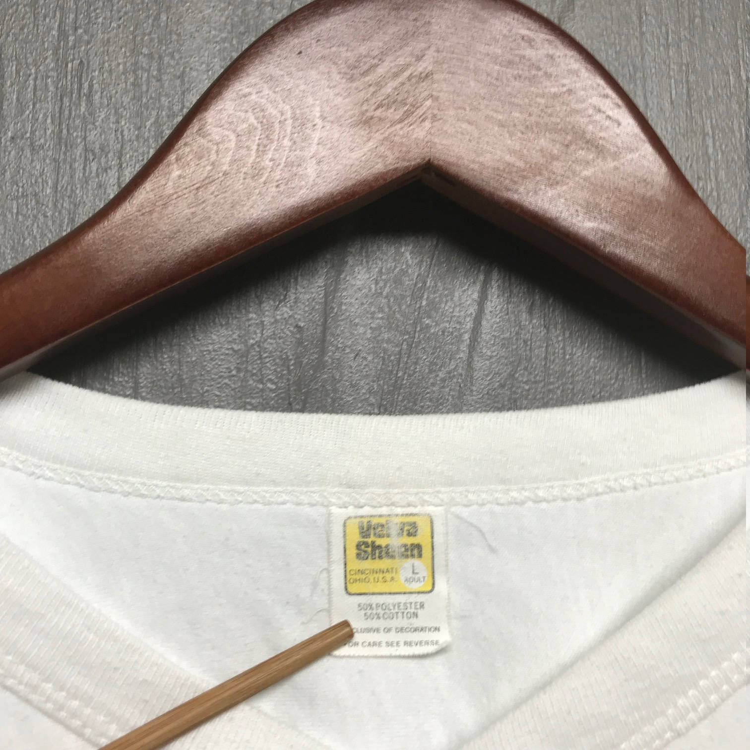 M/L vintage 80s Viking mid riff belly t shirt jersey * medium large