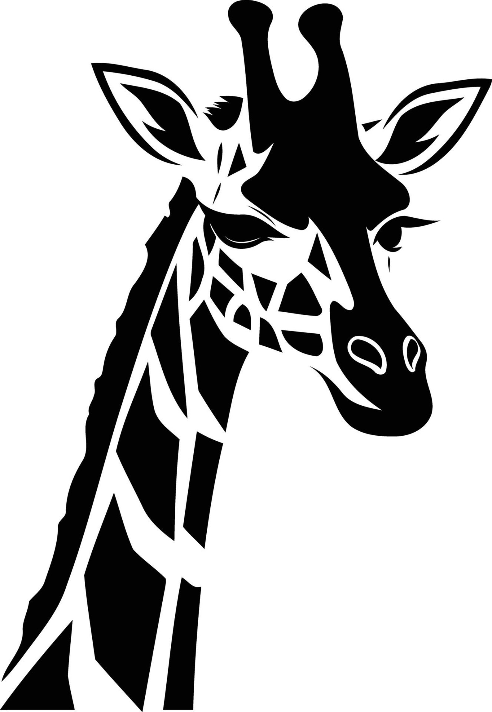 Giraffe Head Silhouette Crochet Pattern - DIY Afghan Pattern - Graphgan ...