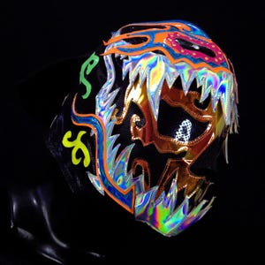 SKULL MASK Wrestling Mask Luchador Costume Wrestler Lucha Libre Mexican ...