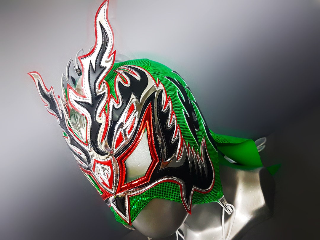 Ultimo Dragon Wrestling Mask Luchador Costume Wrestler Lucha Libre ...