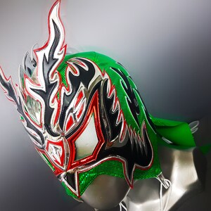 Ultimo Dragon Wrestling Mask Luchador Costume Wrestler Lucha Libre ...