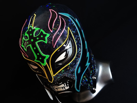 NEON Wrestling Mask Luchador Costume Wrestler Lucha Libre - Etsy