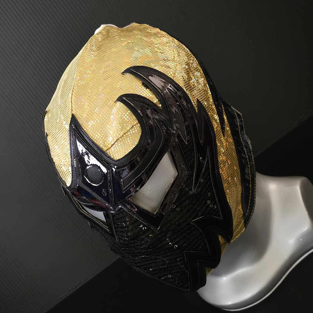 Hand Made Ninja Wrestling Mask Luchador Costume Wrestler Lucha Libre ...