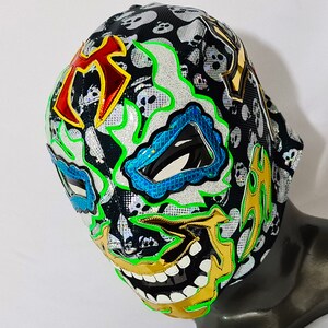 MUERTE MASK Wrestling Mask Luchador Costume Wrestler Lucha Libre ...