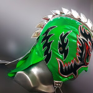 Ultimo Dragon Wrestling Mask Luchador Costume Wrestler Lucha Libre ...
