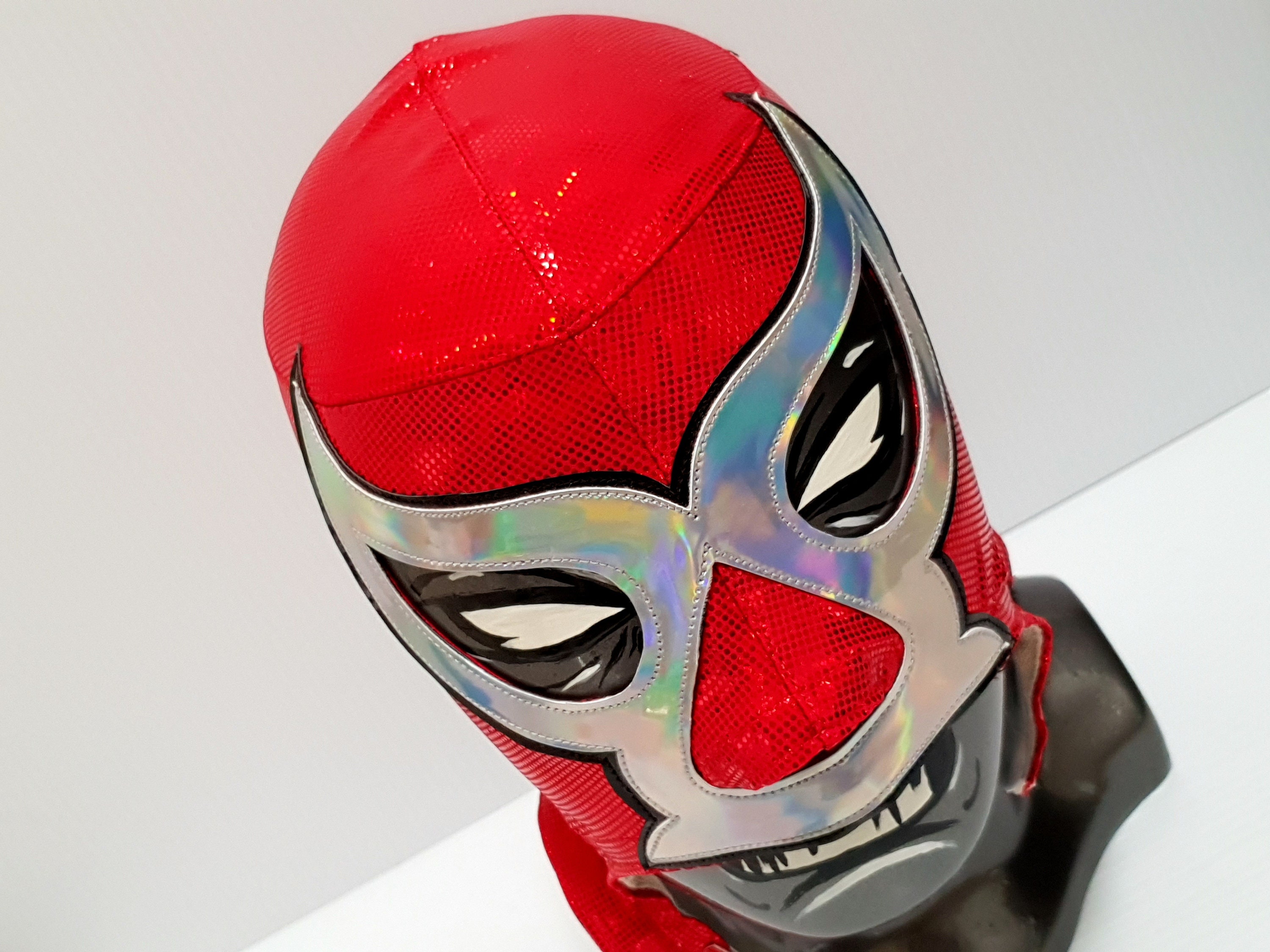 RED DEMON Wrestling Mask Luchador Costume Wrestler Lucha Libre | Etsy